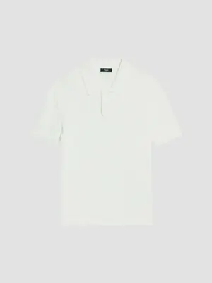 Theory Cable-knit Polo Shirt - Ivory