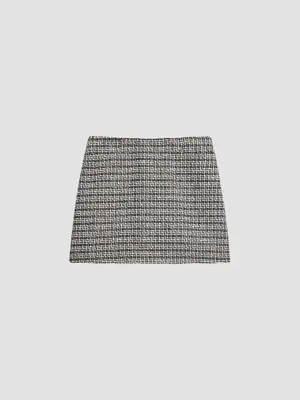 Theory Tweed A-line Miniskirt