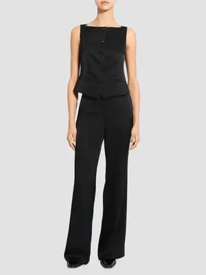 Theory Satin Boatneck Vest