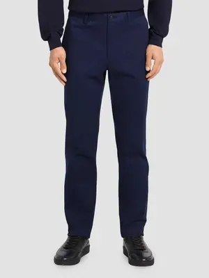 Theory Zaine Cotton Straight-leg Pants - Baltic