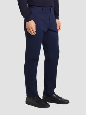 Theory Zaine Cotton Straight-leg Pants - Baltic