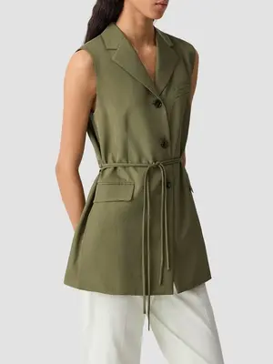 Theory Cinched-waist Vest