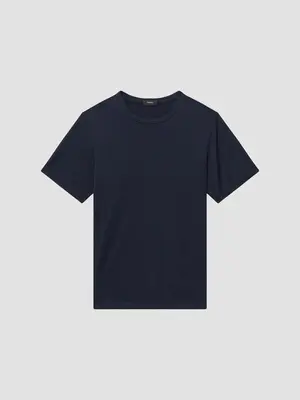 Theory Precise Cotton T-shirt - Eclipse