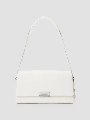 Alexander Wang Siren Medium Leather Shoulder Bag - Vanilla