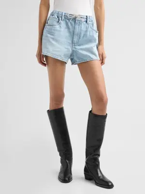 Alexander Wang Marathon Crystal Drawcord Shorts