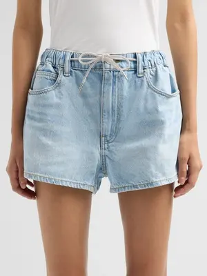 Alexander Wang Marathon Crystal Drawcord Shorts
