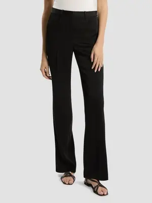 Theory Satin Straight-leg Pants