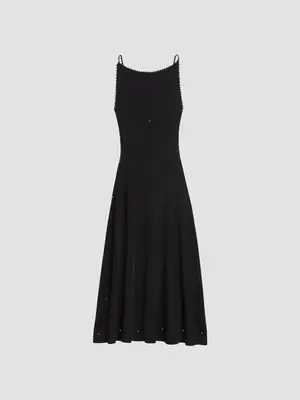 Theory Square Neck Midi Dress