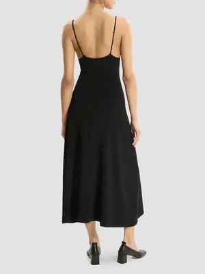 Theory Square Neck Midi Dress