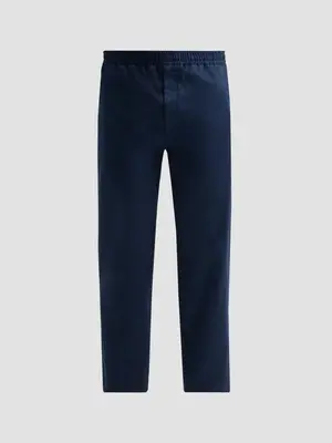 Theory Chino-style Stretch-cotton Relaxed Pants - Baltic