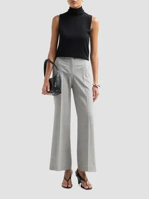 Theory Fluid Flare High-rise Pants