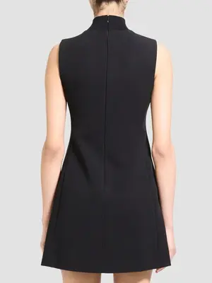 Theory Turtleneck Sleeveless Mini Dress - Black