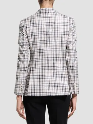 Theory Lynnia Plaid Blazer