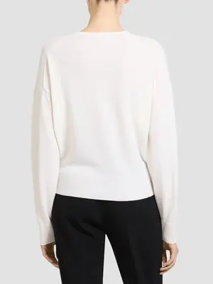 Theory Relaxed V-neck Cashmere Sweater
