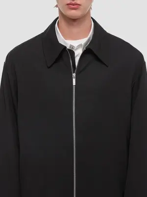 Helmut Lang Wool Gabardine Suiting Shirt Jacket