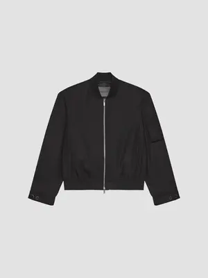 Helmut Lang Hl001 Wool Gabardine Bomber Jacket