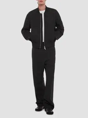 Helmut Lang Hl001 Wool Gabardine Bomber Jacket