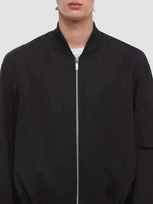 Helmut Lang Hl001 Wool Gabardine Bomber Jacket