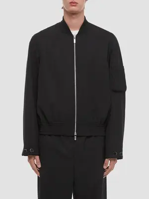 Helmut Lang Hl001 Wool Gabardine Bomber Jacket