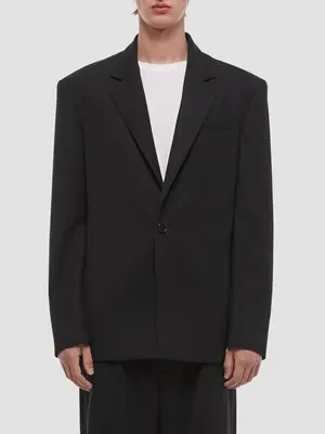 Helmut Lang Wool Gabardine Relaxed-fit Blazer