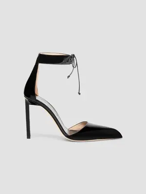 TOM FORD 105mm Patent Leather Pumps - Black