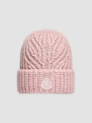 Moncler Beanie Hat In Alpa & Wool Blend