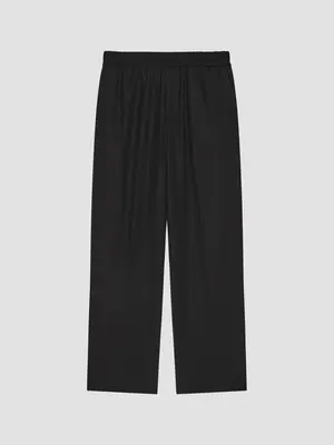 Helmut Lang Hl001 Wool Gabardine Pull-on Trousers - Black