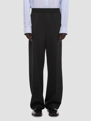 Helmut Lang Hl001 Wool Gabardine Pull-on Trousers