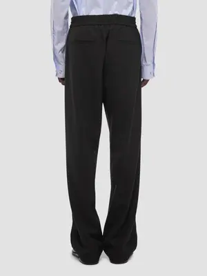Helmut Lang Hl001 Wool Gabardine Pull-on Trousers