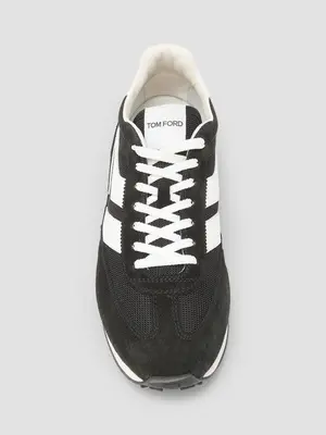 TOM FORD Low-top Lace-up Sneakers - Black
