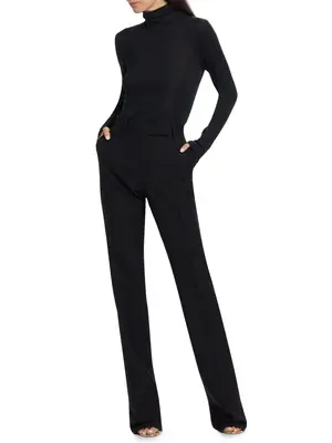 TOM FORD Wool-blend Straight-leg Pants