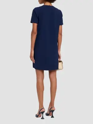 Carolina Herrera Floral Shift Mini Dress