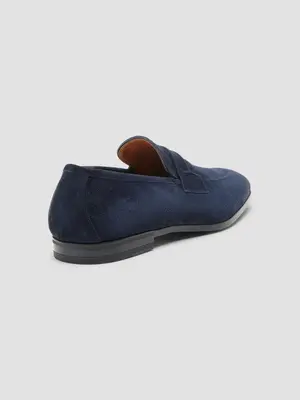 TOM FORD Sean Suede Loafers - Midnight