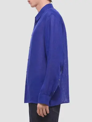 Helmut Lang Linen-gauze Relaxed-fit Shirt