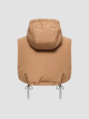 Moncler Bib In Teddy Fleece