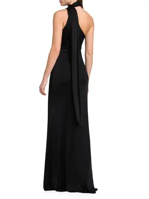 TOM FORD Choker One-shoulder Sheath Gown