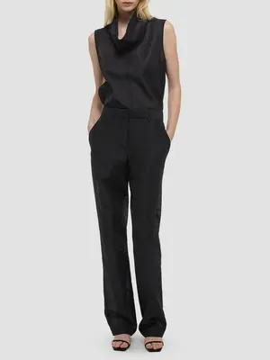 Helmut Lang Virgin Wool Car Trousers