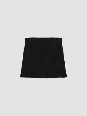 Helmut Lang Fitted Eyelash Miniskirt