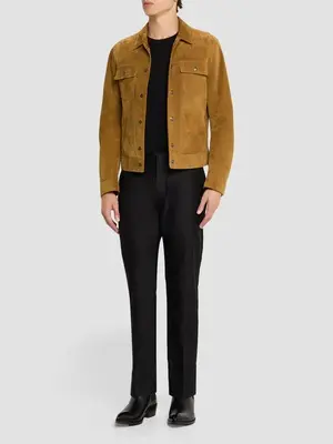 TOM FORD Burnished Leather Chelsea Boots