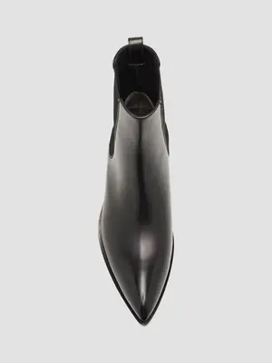 TOM FORD Burnished Leather Chelsea Boots
