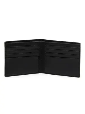 TOM FORD Elongated T-line Leather Bifold Wallet - Black
