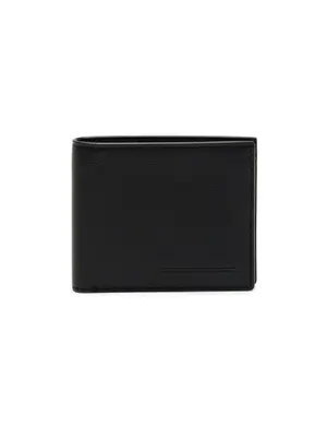 TOM FORD Elongated T-line Leather Bifold Wallet - Black