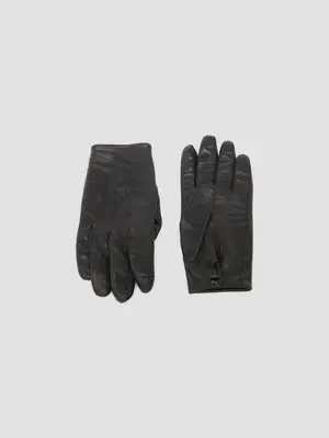 TOM FORD Leather Silk-lined Gloves - Black