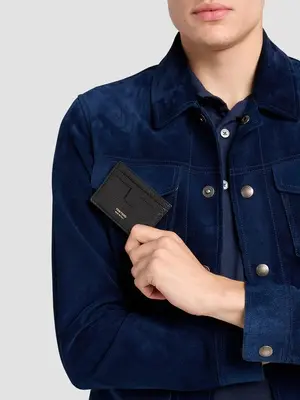 TOM FORD T-line Leather Card Holder