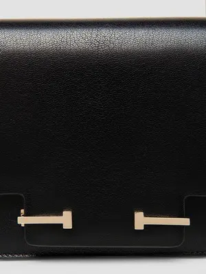 TOM FORD East West Supple Grain Leather Shoulder Bag