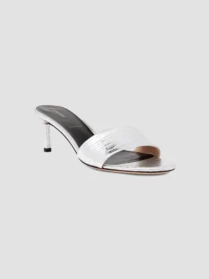 TOM FORD 55mm Croc-embossed Leather Kitten-heel Mules