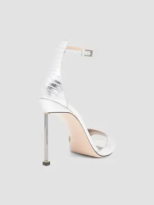 TOM FORD 105mm Snake-embossed Leather Sandals