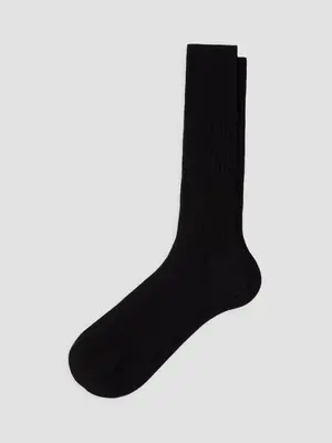Prada Cotton Mid-calf Socks Black