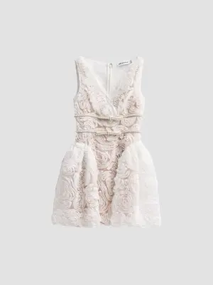 SELF-PORTRAIT Tulle Laced A-line Mini Dress