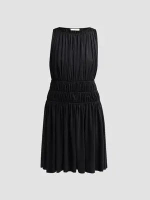 Vince Sleeveless Smock Tiered Dress